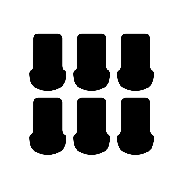 6x FLO Disc Wheel Valve Covers | Self Adhesive, Reusable | eBay