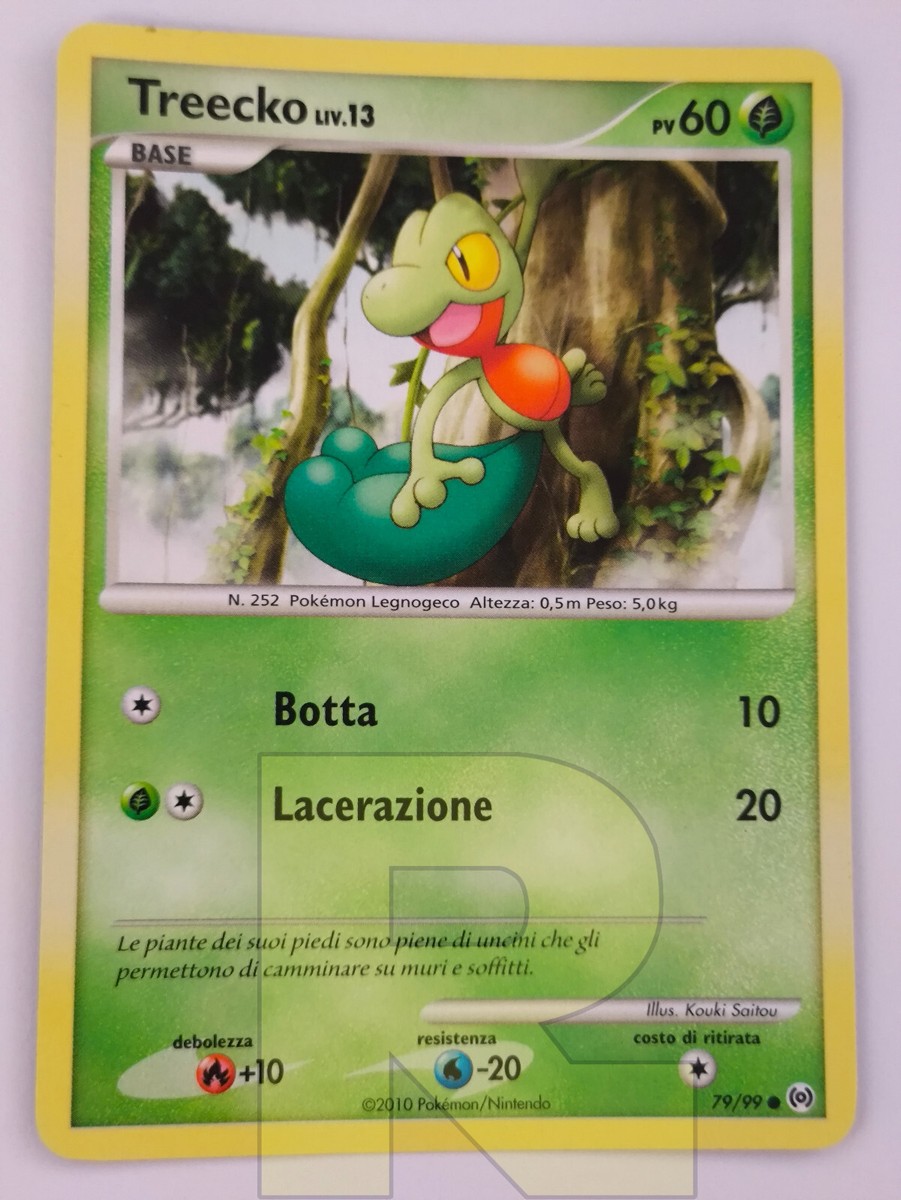 Evoluzione Di Treecko Treecko Lv.11 ® Fronte Di Tempesta 79/100