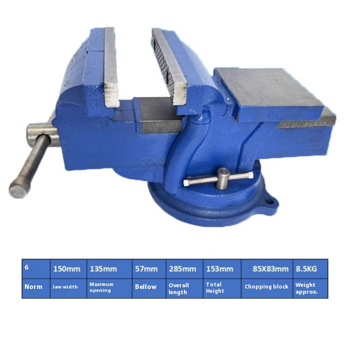 Light and Heavy Duty Bench Vise with Anvil Table Home Use Bench Vise ...