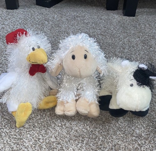 Webkinz Bundle of Farm Stuffed Animals Lot of 3 Lamb, Chicken, Cow | eBay