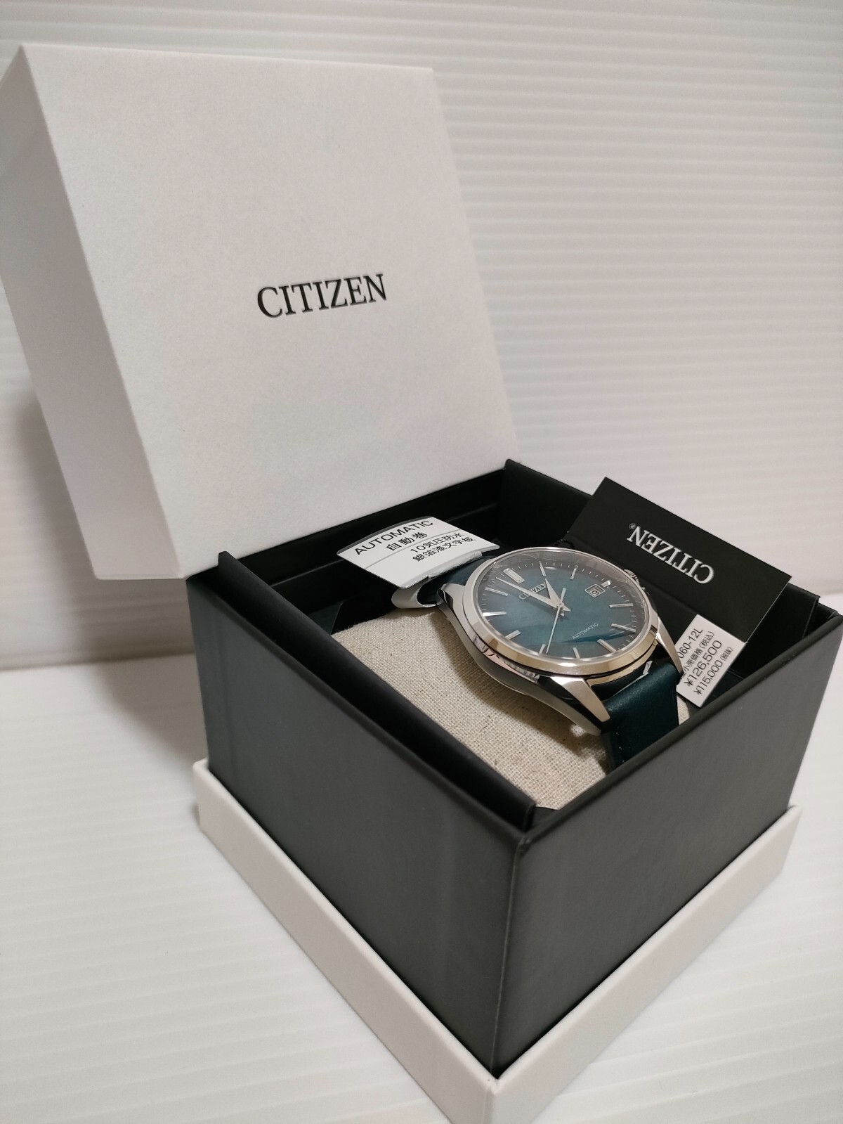 Citizen Collection NB1060-12L Blue Lacquer Dial Mechanical Automatic ...