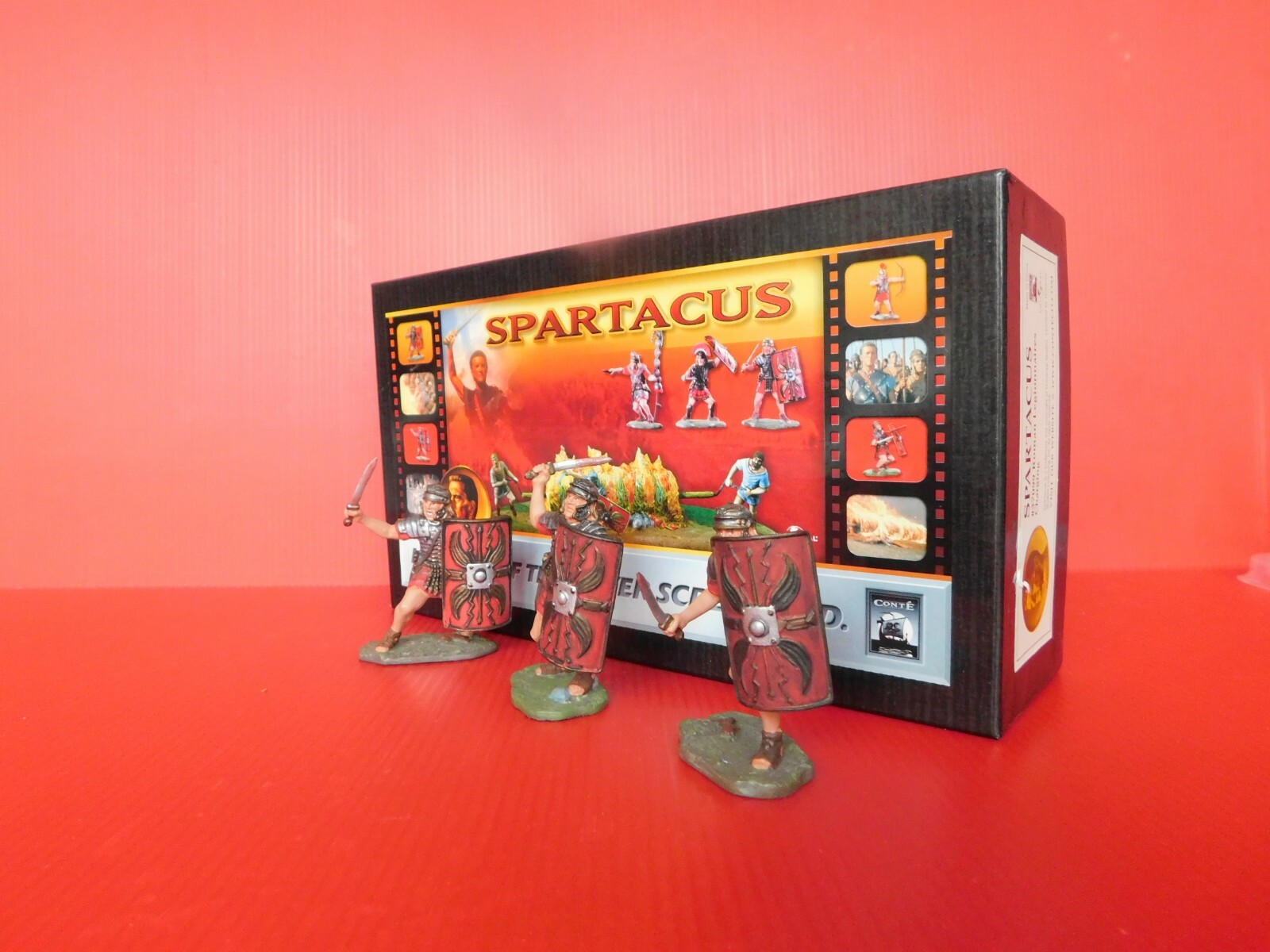 Soldats de plomb Conté Collectibles LTD. SPARTACUS ROMAINS TRES BEAU ...
