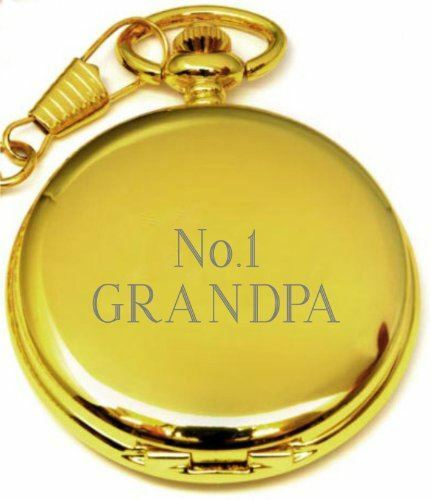 PERSONALISED GOLD GRANDPA POCKET WATCH PW133 | eBay