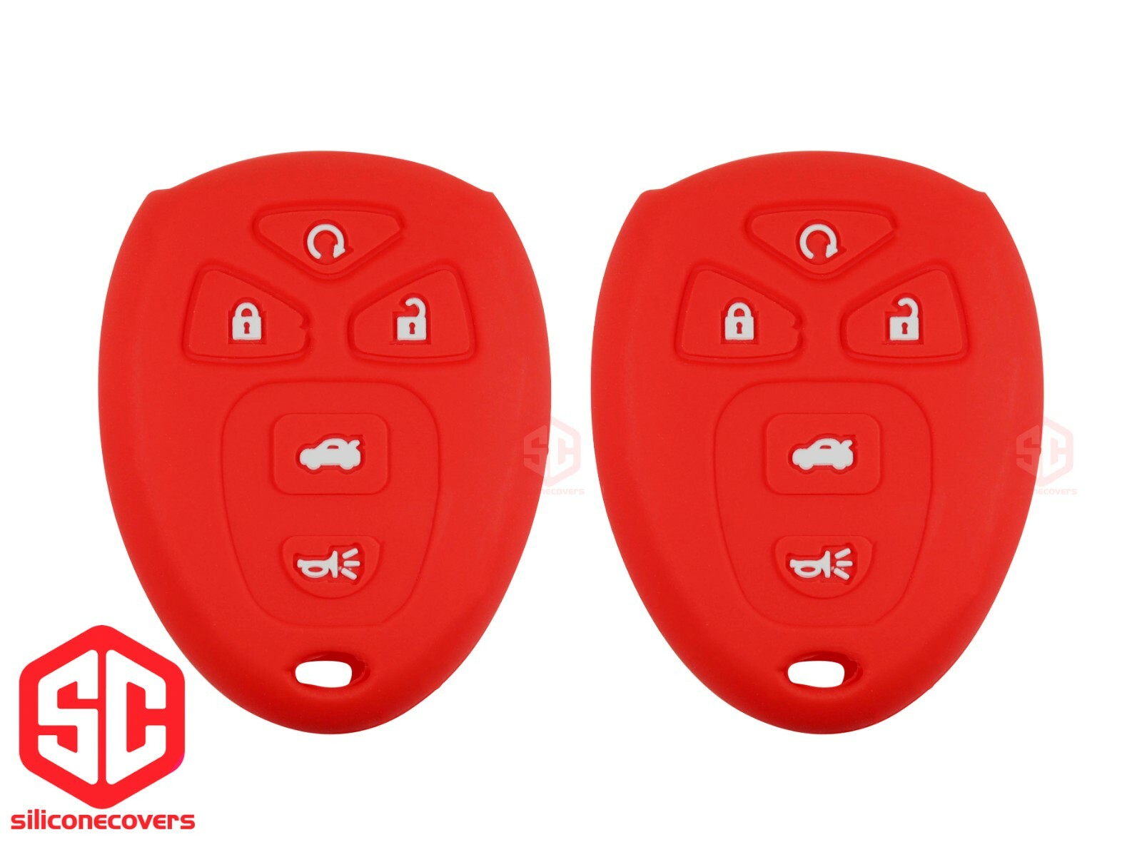 2x New KeyFob Remote Fobik Silicone Cover Fit / For Select GM Vehicles ...