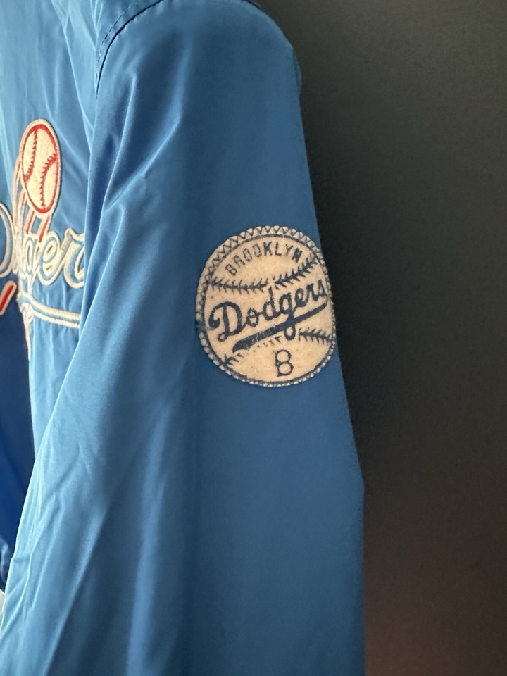 Champion Cooperstown Vintage Baseball Jacket Brooklyn Dodgers | eBay