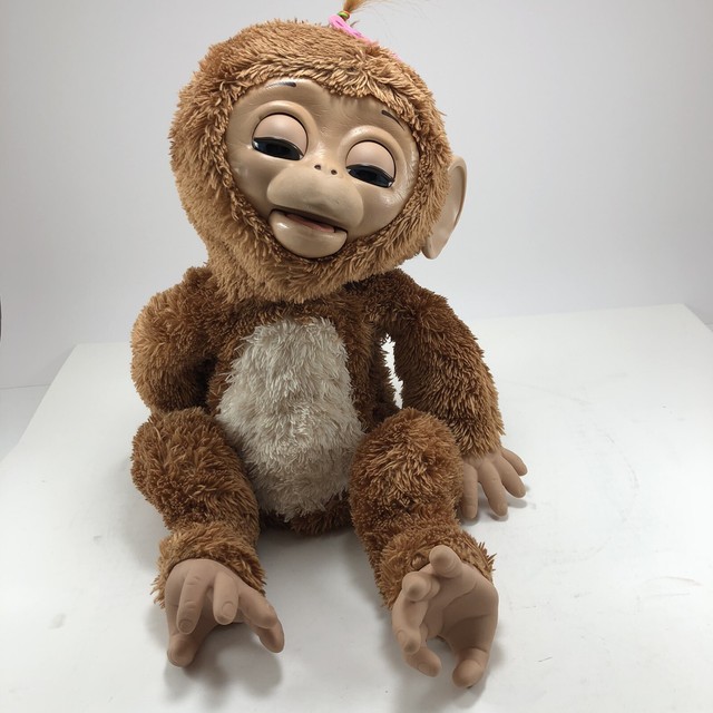 NB Interactive Stuffed Toy FurReal Friends Cuddles My Giggly Monkey Pet ...