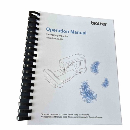 Brother Manual Reprint Innovis VE2300 Sewing Embroidery Machine Comb ...