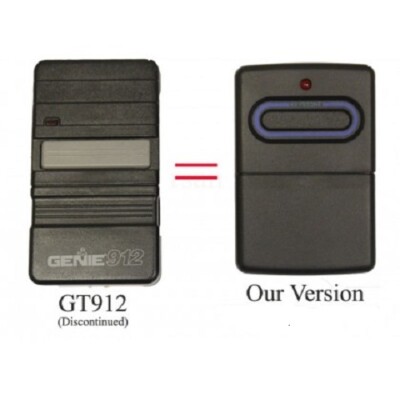 Genie Garage Opener Visor Remote 9 & 12 Switch Compatible GPT-1 GT912 ...