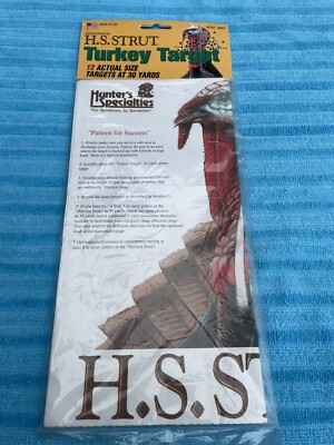 Hunters Specialties Turkey Targets to Pattern Shotgun 11 x 11 Inch 12 ...
