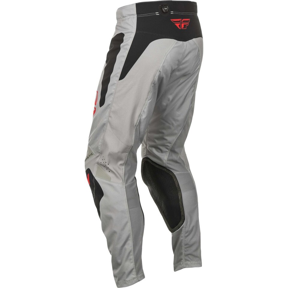 Fly Racing Light Grey/Red/Black Kinetic SYM Pants 378-43032 | eBay