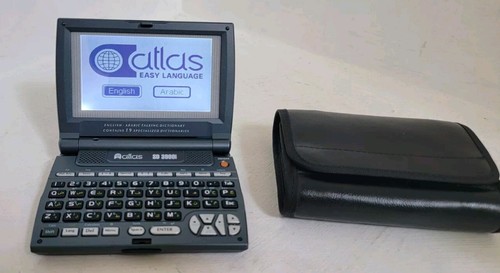 Atlas SD 3900i English Arabic Talking Dictionary Handheld Portable | eBay