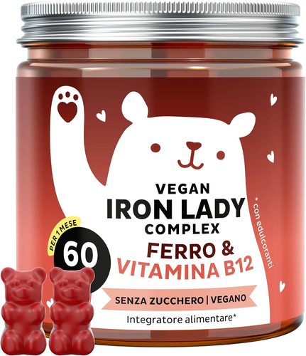 Iron Lady Vegan Complex - Complesso Vegano Con Ferro Ad Alto Dosaggio ...