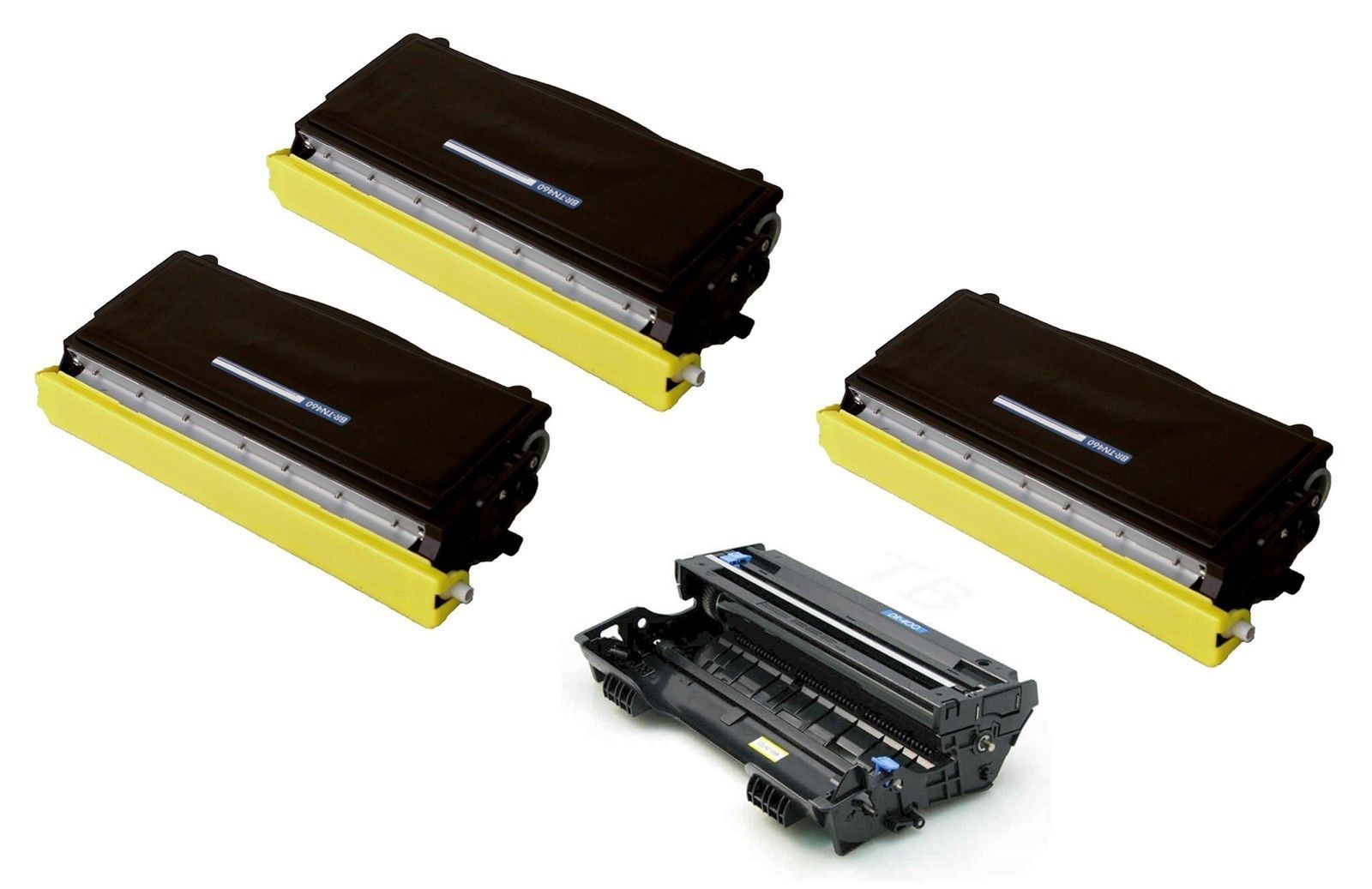 3 TN460 & 1 DR400 drum for Brother MFc 8300 8500 8600 8700 9600 9700 ...