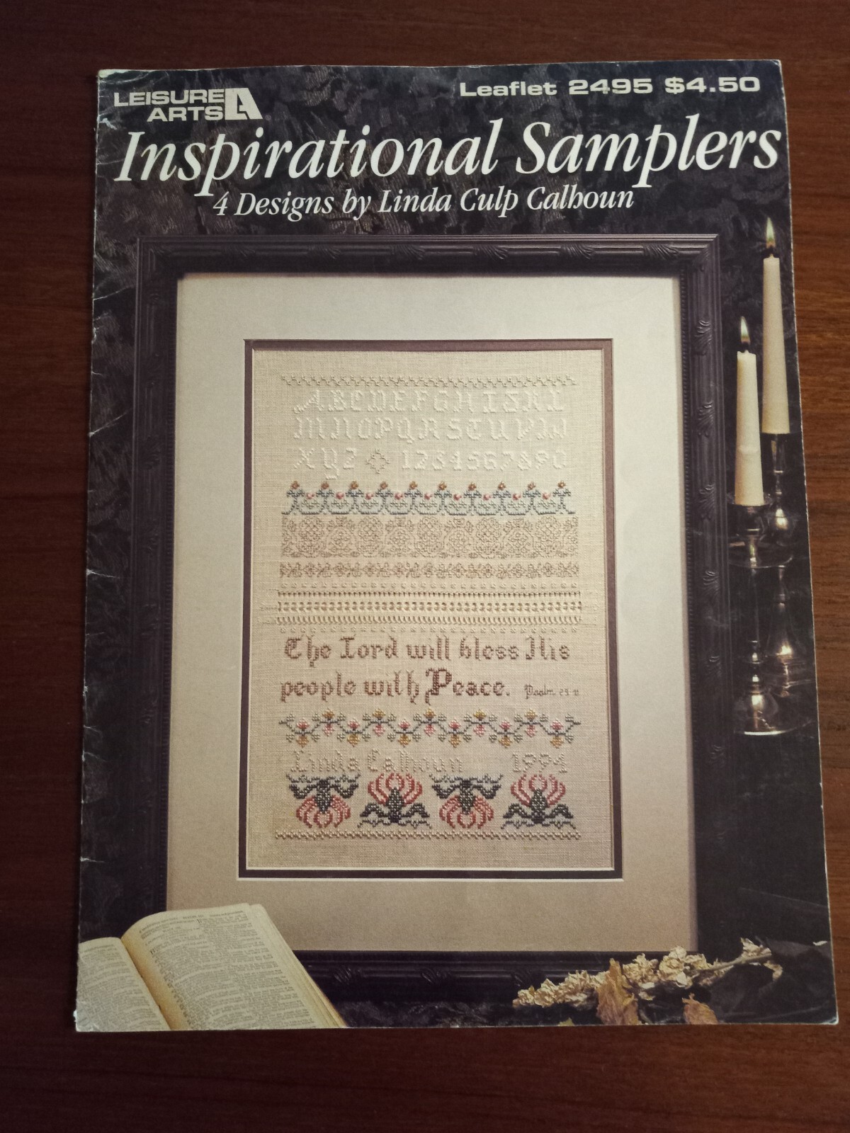 Inspirational Samplers Linda Culp Calhoun Leisure Arts Cross Stitch ...