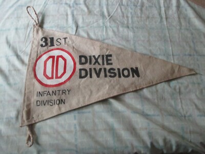 WWII USA 31 ST DIXIE INFANTRY DIVISION PENNET FLAG | eBay