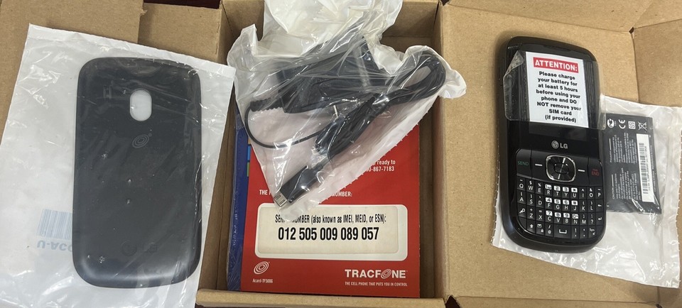Tracfone LG Brand NEW No Contract Cell Phone NOT Tested Battery ...