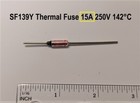 2 pcs SEFUSE SF139Y Thermal Fuse 15A 250V 142°C, for Instant Pot Cooker ...