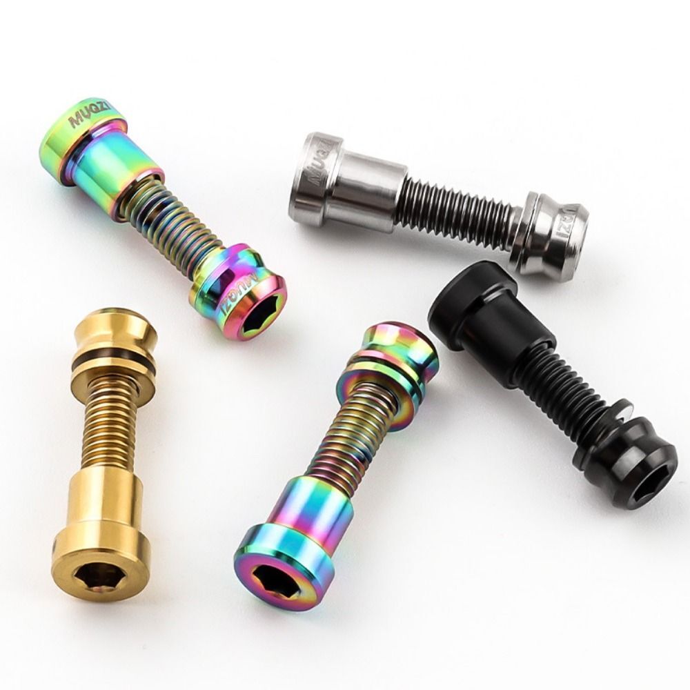 Titanium Bolt with Nut for Carbon Bicycle Stem MTB Bike Handlebar Stem ...
