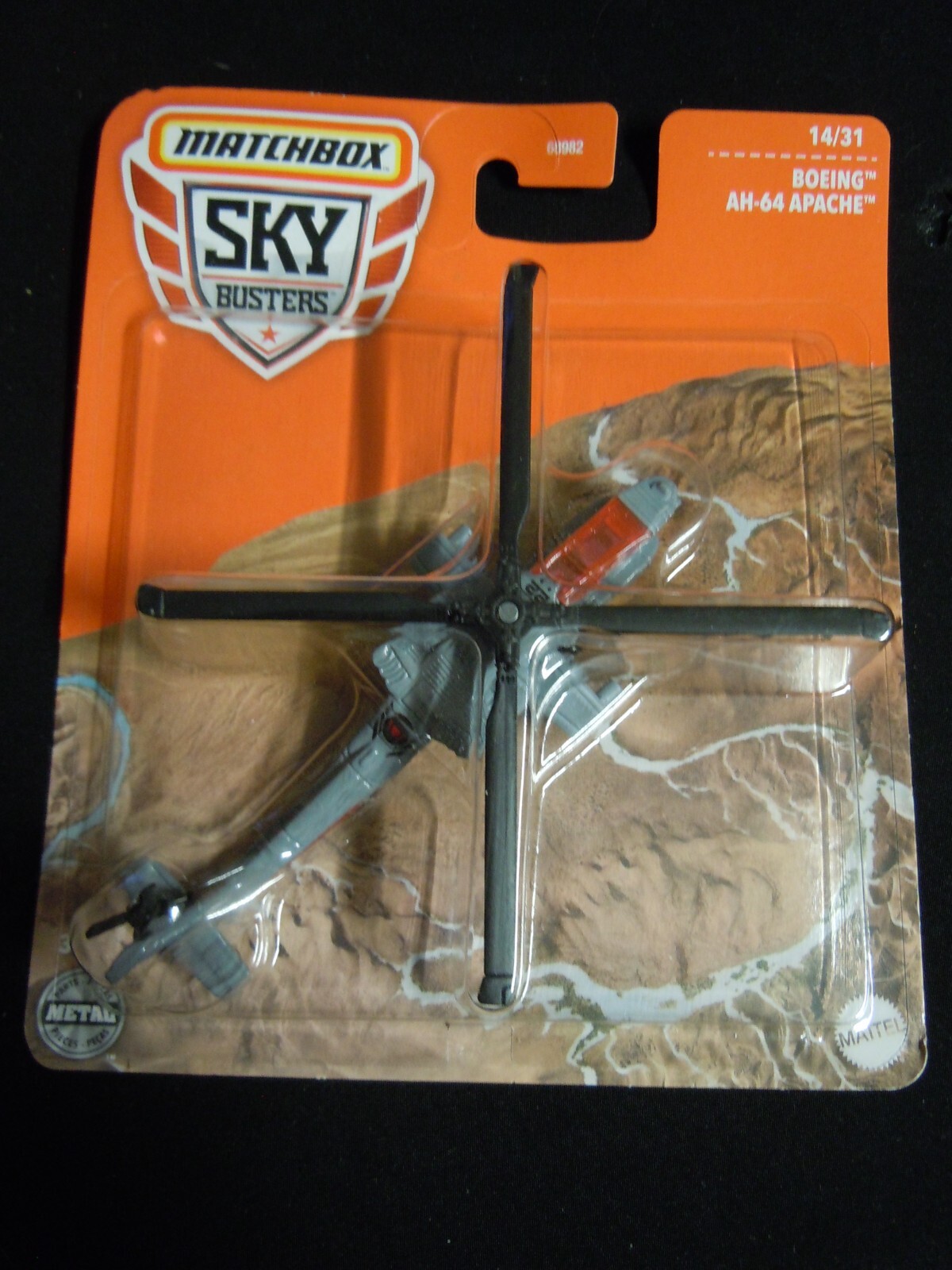2022 Matchbox Sky Busters 14/31 BOEING AH-64 APACHE | eBay