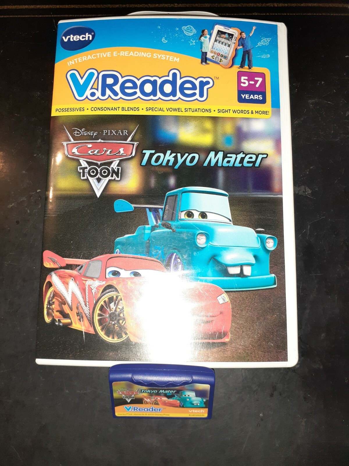 VTECH V.Reader Disney Pixar CARS Toon Tokyo Mater Game | eBay