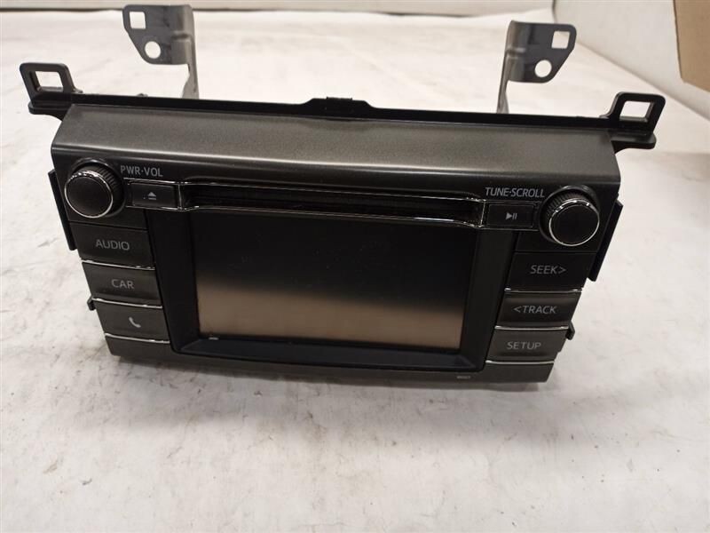 2014-2015 Toyota RAV4 Radio Receiver Display Screen AM FM CD Player OEM ...