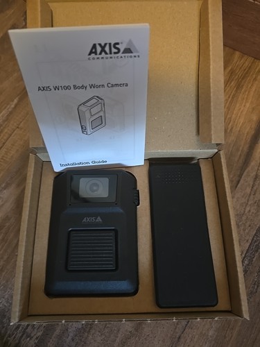 AXIS W100 1080p Body-Worn Camera Hands Recording bodycam 01722-001 for ...