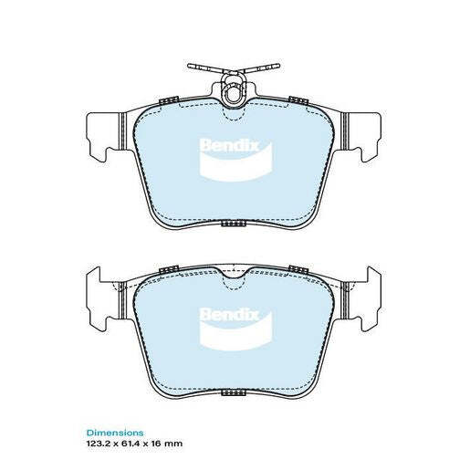 Bendix Euro+ Brake Disc Pad Set DB2415 EURO+ | eBay