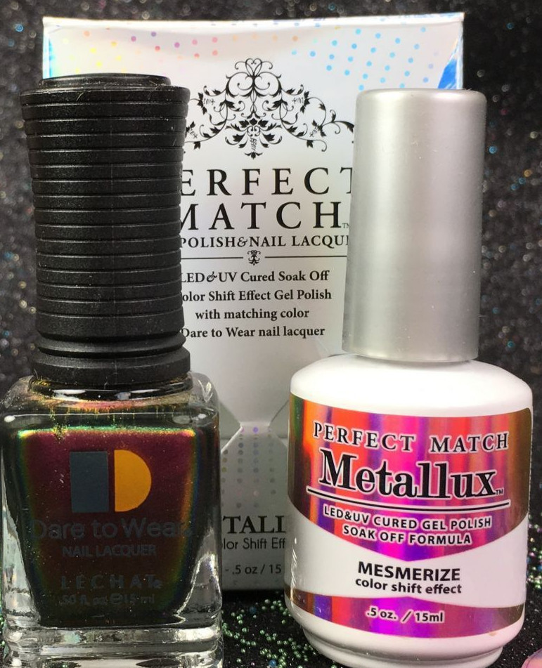 LECHAT PERFECT MATCH METALLUX COLLECTION CHROME GEL + LAC DUO | eBay