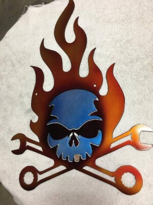 DXF CNC FILE for Plasma Laser Waterjet Plotter Router Skull Vector CNC ...