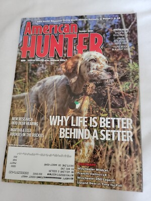 2019 October American Hunter magazine New research into deer hearing ...