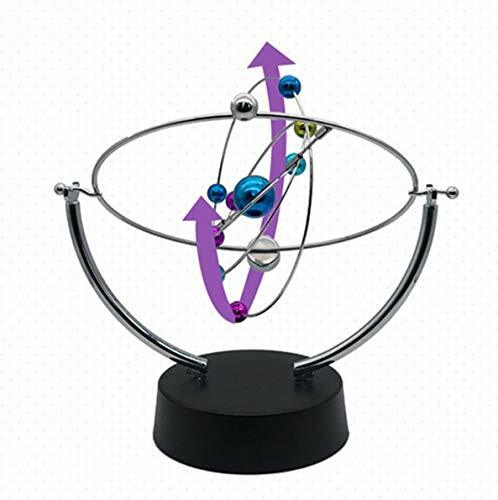 Kinetic Perpetual Motion Galaxy Desk Toy, Outer Space Gadget Flips and ...