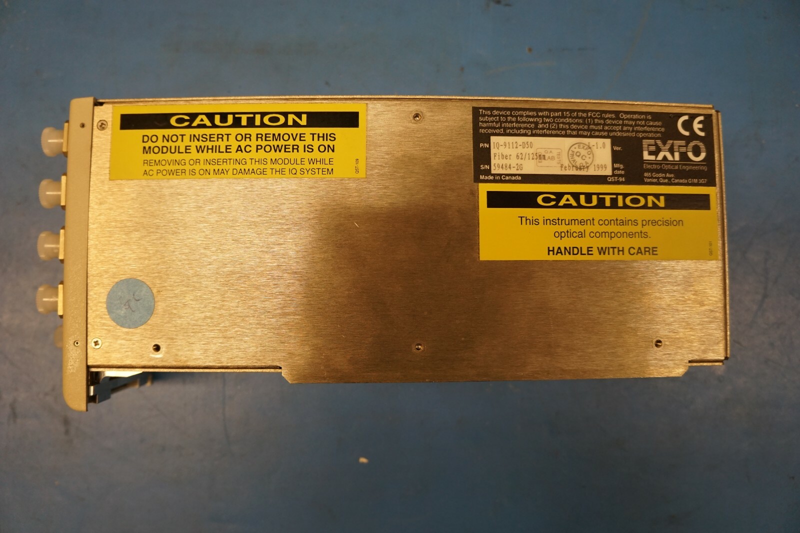 EXFO IQ-9100/9112 1x12 Optical Switch, 62/125um fiber, FC/PC connector ...