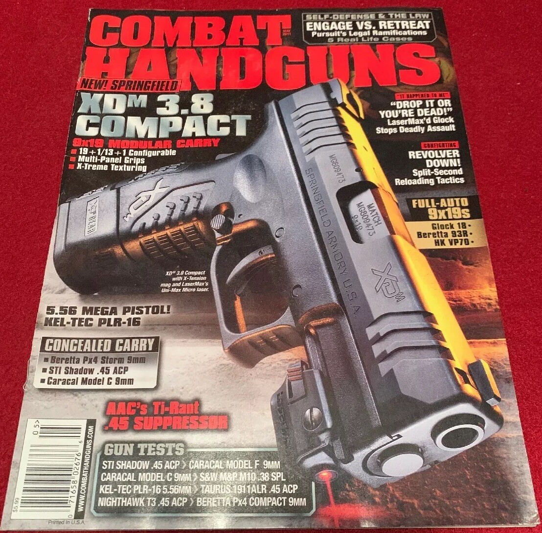 Combat Handguns Magazine Lot. Very RARE FIND FEB/MAR/MAY/JUN/DEC/NOV ...