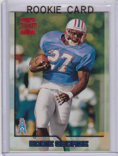 EDDIE GEORGE ROOKIE CARD Houston Oilers 1996 TOPPS STADIUM CLUB ...