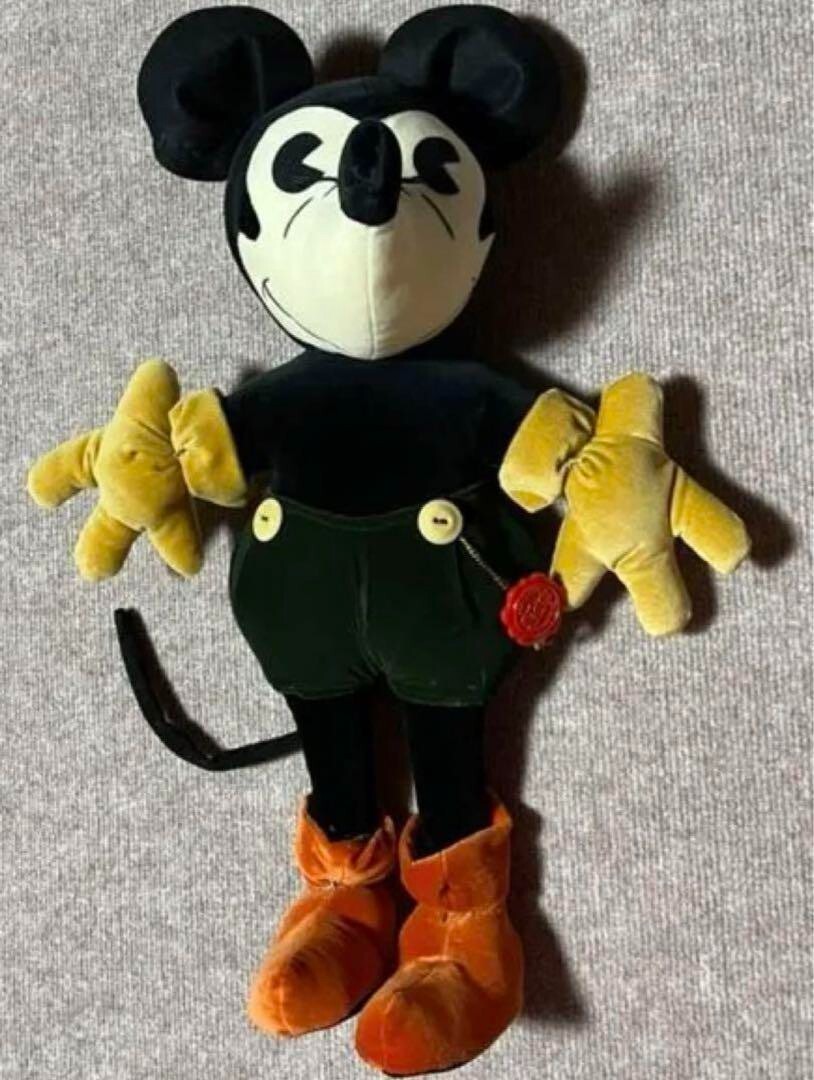Hermann Teddy Mickey Mouse Doll Walt Disney's 100th birthday Mickey ...