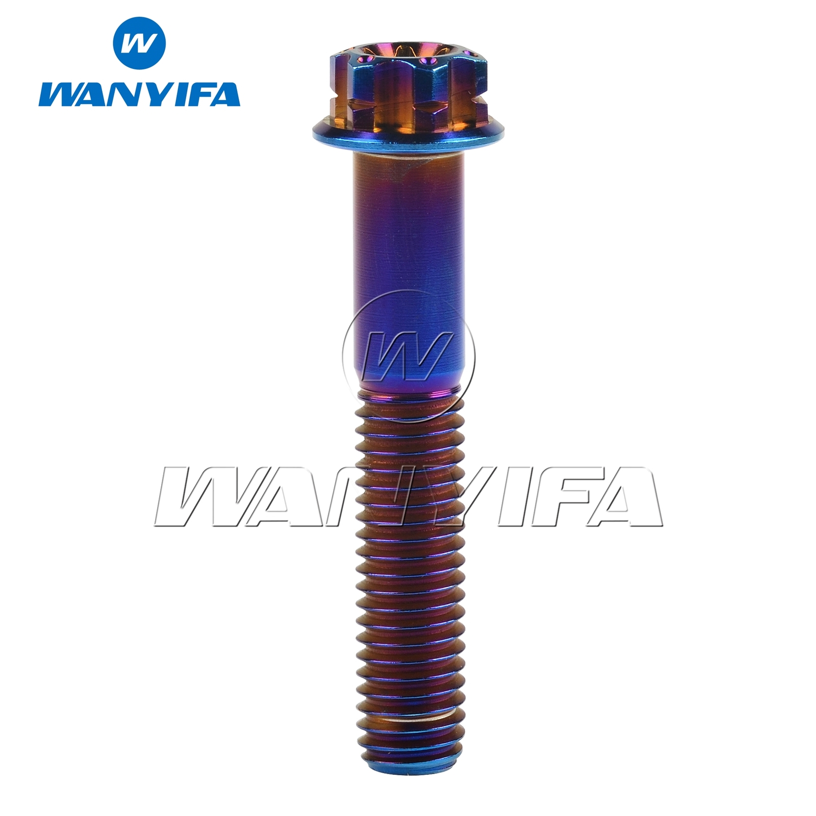 Titanium Bolts M8x1.25 Flange Fancy Head Torx Screw 20 25 30 35 40 45 ...