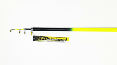 HT SHOOTING STAR TELESCOPIC 10' CRAPPIE POLE/ROD WITH EYES & REEL SEAT ...