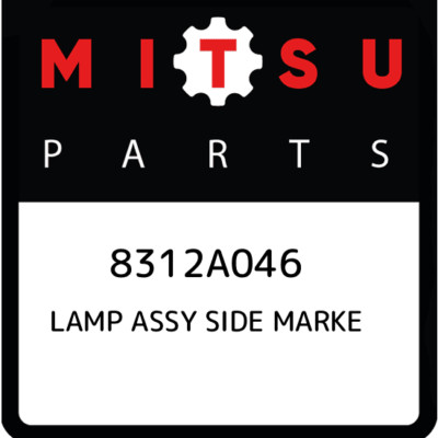 8312A046 Mitsubishi Lamp assy side marke 8312A046, New Genuine OEM Part ...