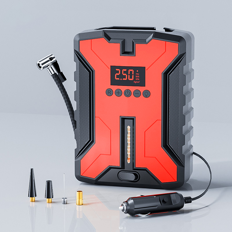 Car Tyre Inflator Pump Digital Portable Tyre Air Compressor Pump 12V ...