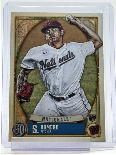 SETH ROMERO 2021 TOPPS GYPSY QUEEN ROOKIE BASEBALL NATIONALS RC Q1303 ...