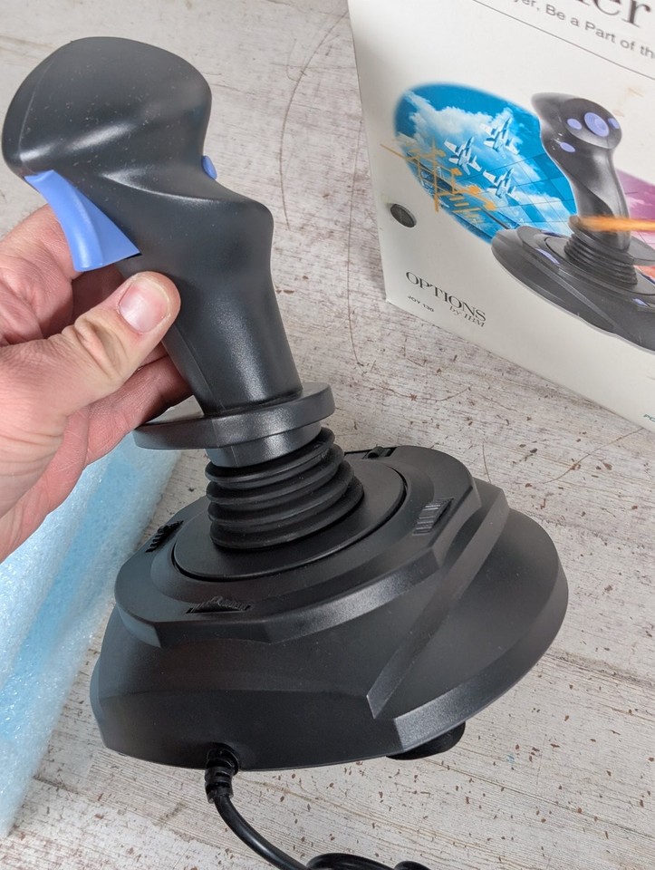 IBM Flight Controller Joystick PC/AT Computer 1994 Retro Gaming Joy 130 ...