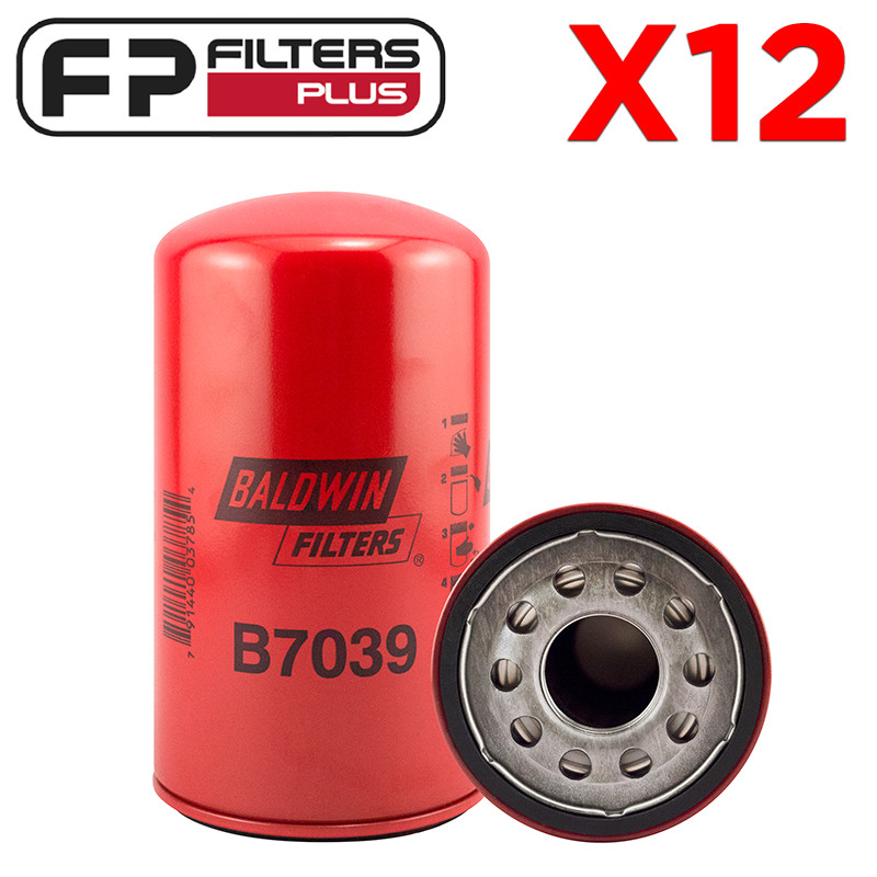 12 x B7039 Baldwin Oil Filter LF3630 P550371, F4TZ6731A, AFL72MC, Z642 ...