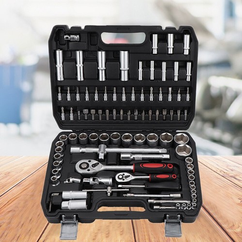 94 PC Mechanics Tools Set Auto Car Repair Tool Kit Set Box for Socket Wrench Set | eBay