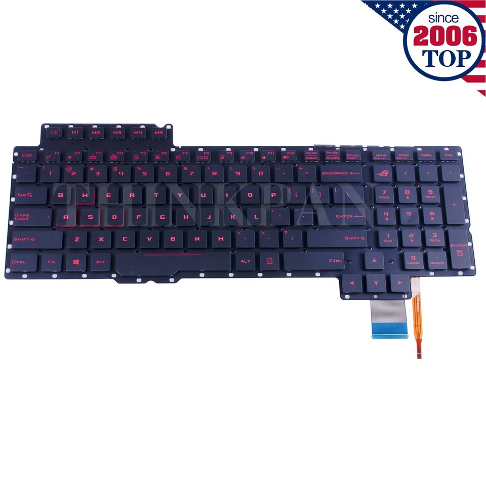 Genuine US Keyboard Backlit for Asus ROG G752 G752V G752VT G752VY ...