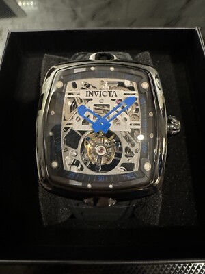 Invicta Tourbillon S1 Rally Diablo Mens Watch Skeleton Black Dial 35283 ...