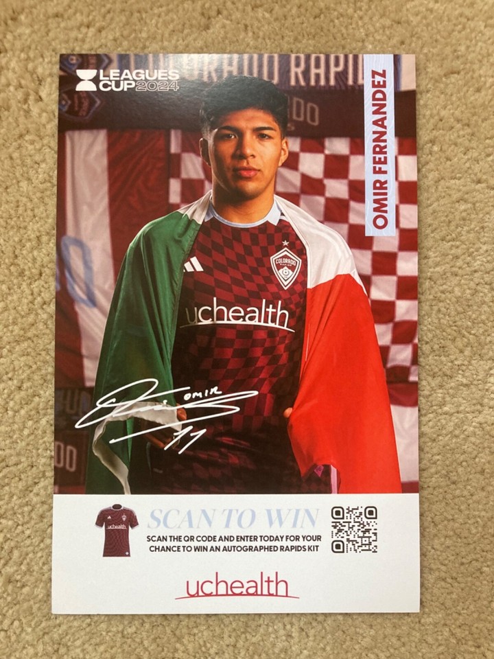 Colorado Rapids vs Club Leon Roster Card 8/5/24 | eBay