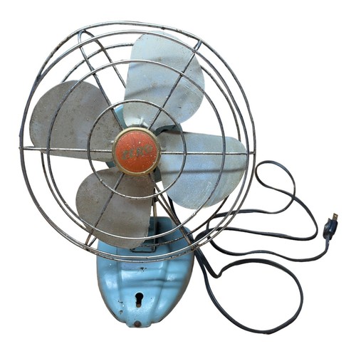 Vintage Zero Fan Model 1260R Robin Egg Blue One Speed Non-oscillating ...