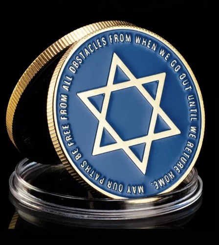 Star Of David Warrior Spirit Jewish Chi Luck Carry With You Challenge ...