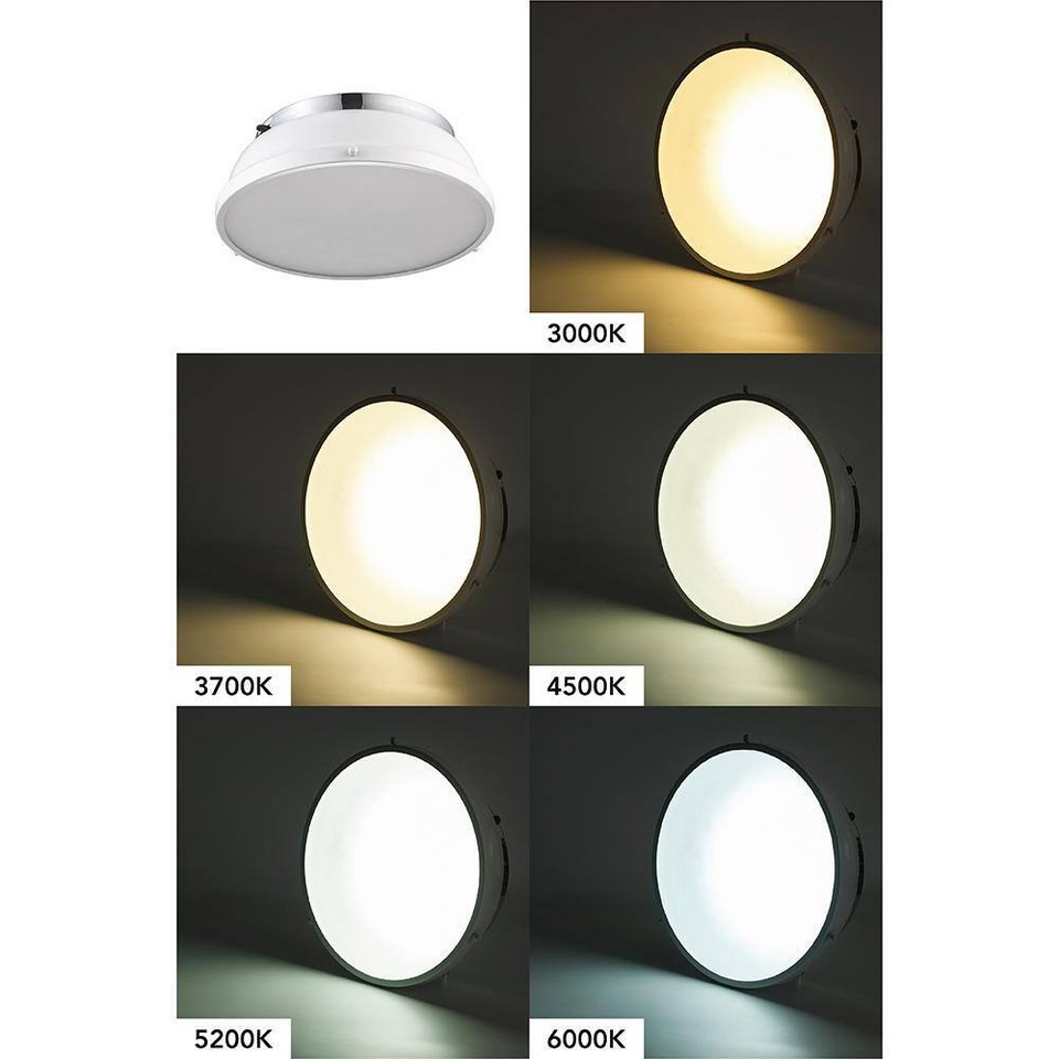 Monteaux Lighting Color Selectable LED Flush Mount Ceiling Light ...
