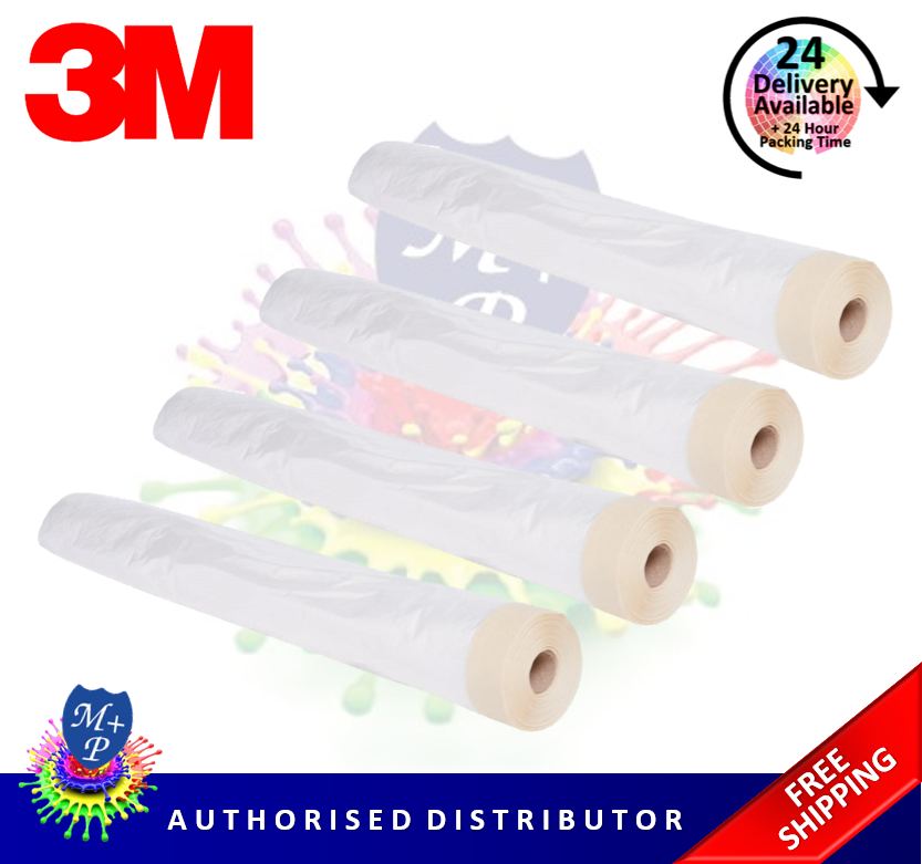 3M Poly Film Sheet Pull Down Pre 25m Roll 900mm x 25 metre 05969 ...